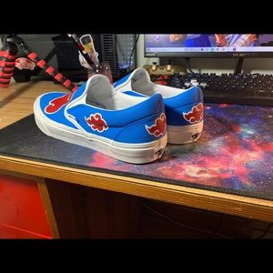 Vans | Shoes | Custom Akatsuki Vans | Poshmark